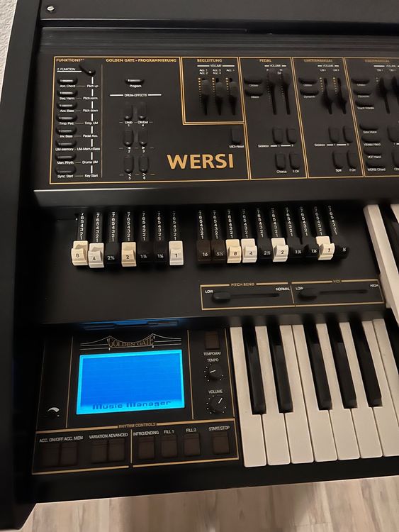 Wersi Arcus CD45 mit Memory Tower und Golden Gate (Defekt) in ...