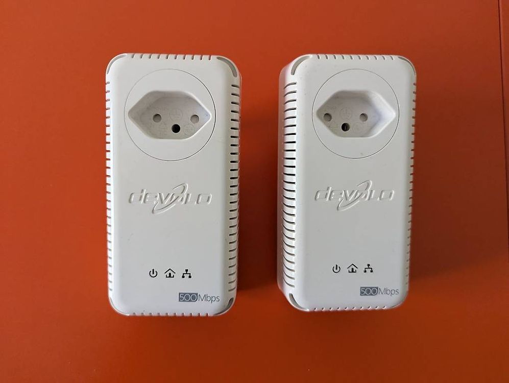 Devolo dLAN 500 AV+ Powerline Adapter (2 Stück) gebraucht (Gebraucht ...