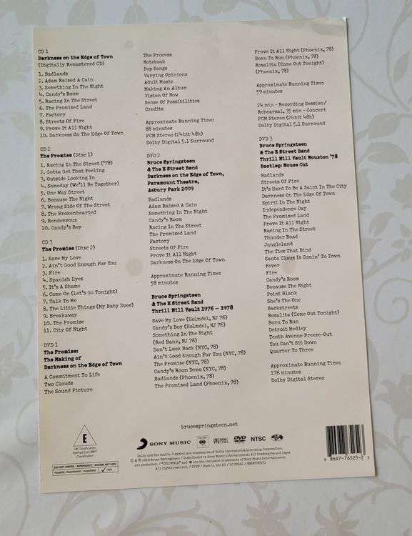 Bruce Springsteen - Promise/Darkness On The Edge Of Town | Kaufen auf ...