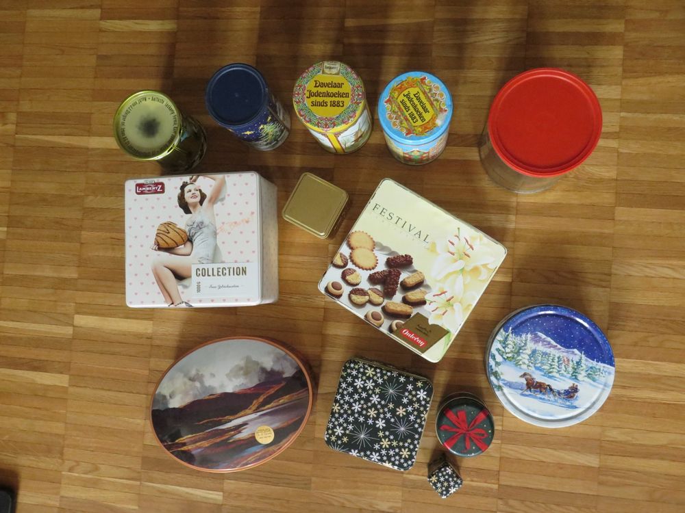 13 Blech - Büchsen - Guetzli - Läckerli - Ricola - Davelaar (Gebraucht ...