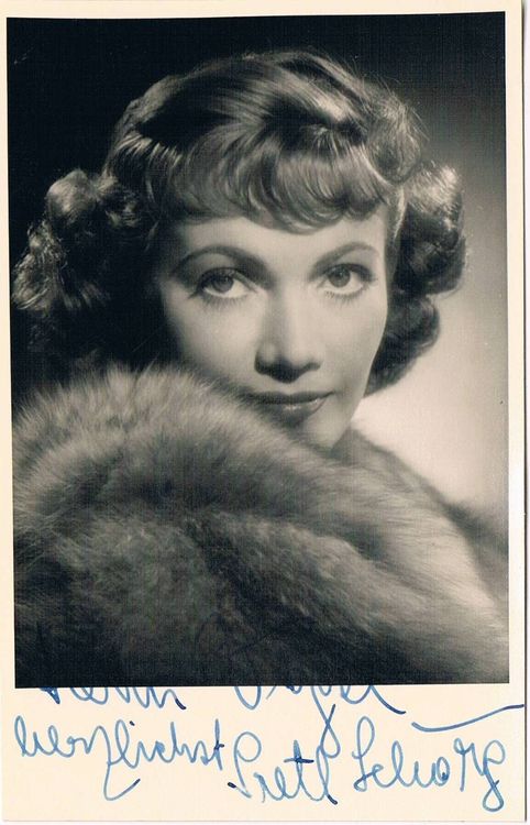 Gretl Schörg 1914-2006 Autogramm Vintage Foto 9x14cm (Gebraucht) in ...