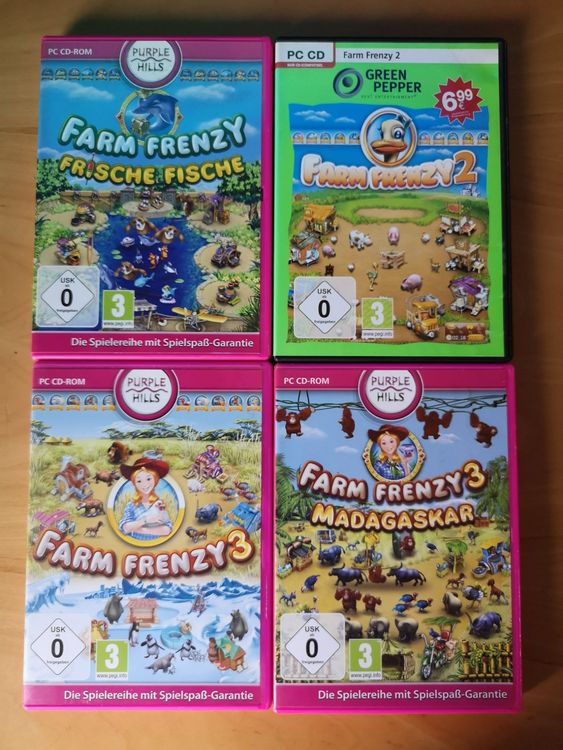 PC Games: Farm Frenzy 1 / 2 / 3 (Gebraucht) in St Gallen für CHF 5 ...