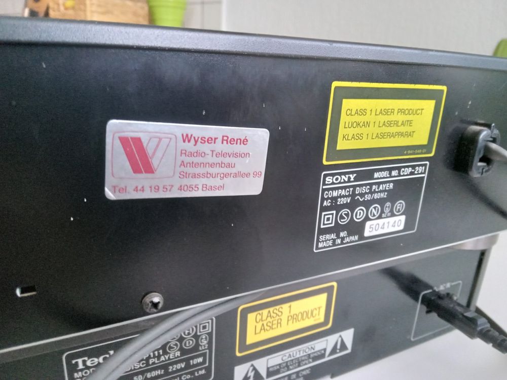 SONY DISC PLAYER CDP-291 | Kaufen auf Ricardo