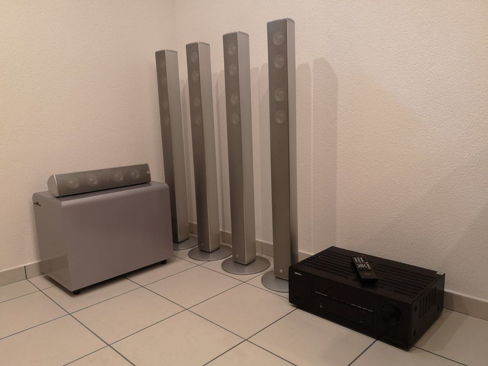 Canton 5.1 Surround-System mit AV-Receiver und Subwoofer (Gebraucht) in ...