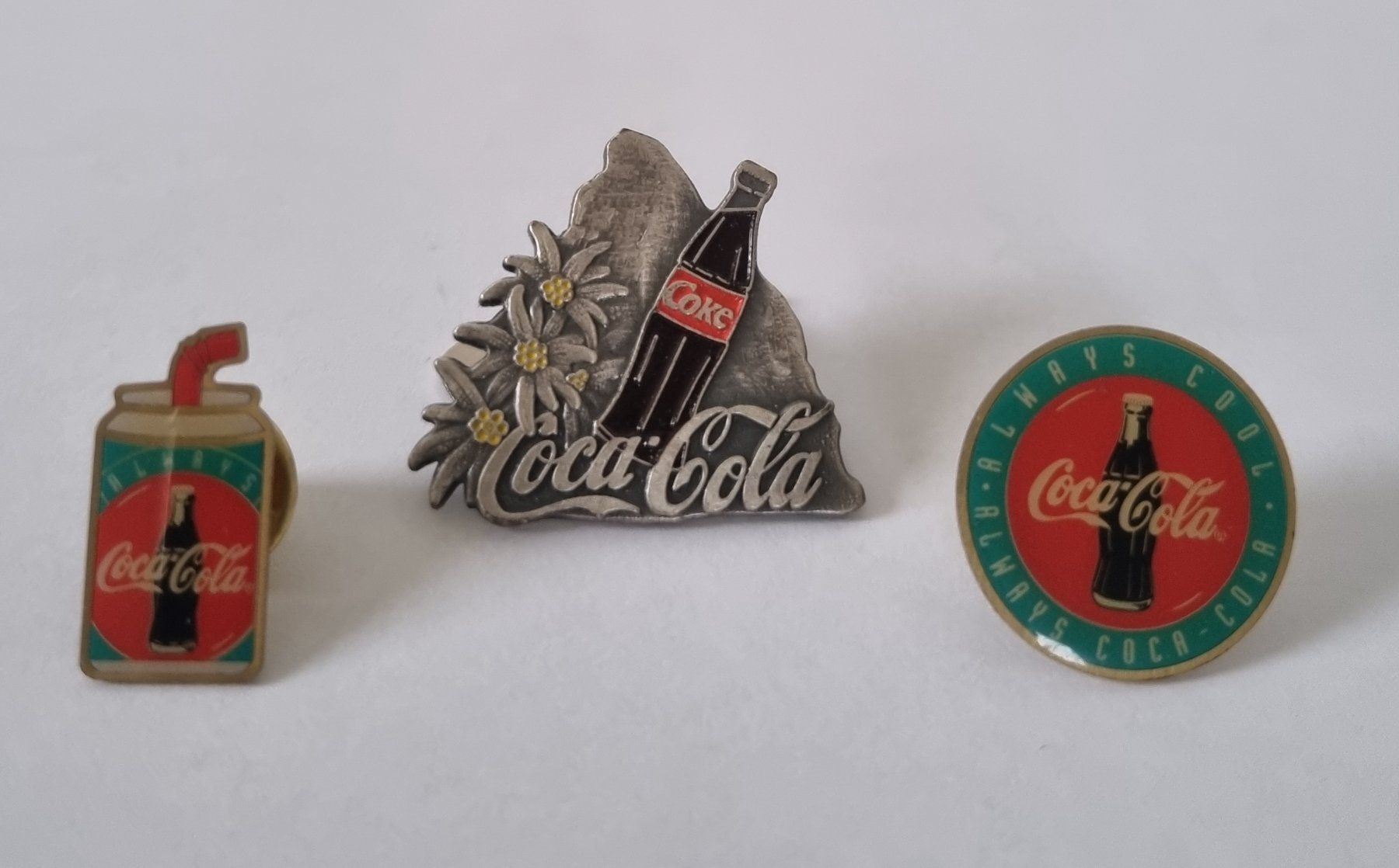Coca Cola Pins, 2 Stk., Vintage Coca Cola, Rarität! (Neu (gemäss ...