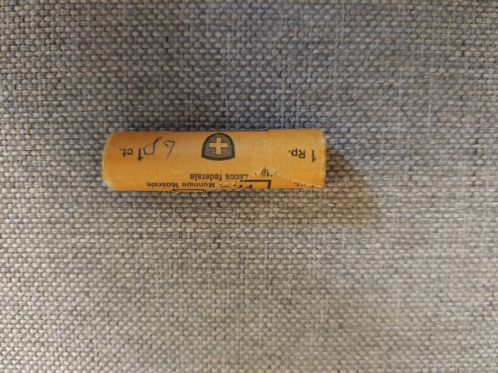 1 Rolle 1 Rappen Münzen 1968 (Neu und originalverpackt) in Münchenstein für CHF 5 – mit ...