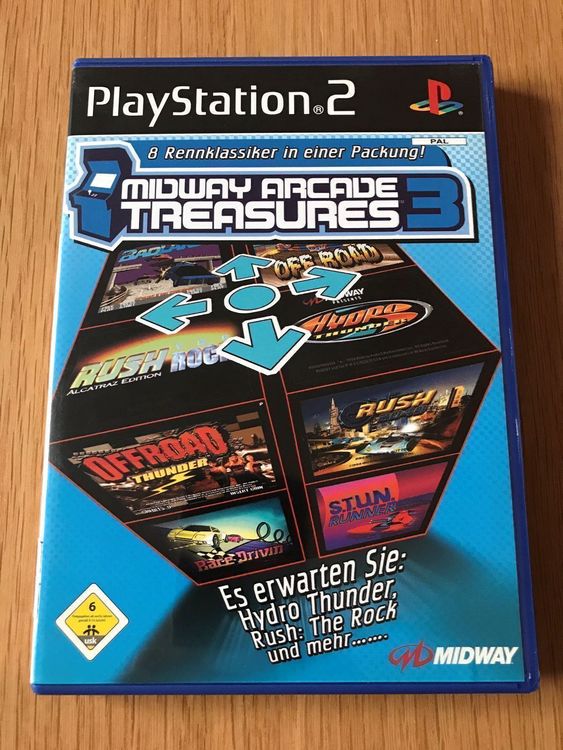 Midway Arcade Treasures 3 PS2 (Gebraucht) in Basel für CHF 14.5 – mit Lieferung auf Ricardo kaufen
