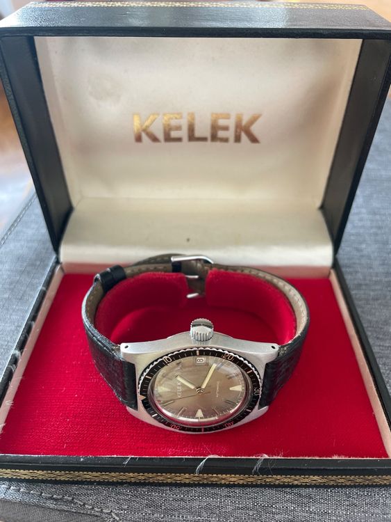 Kelek, montre plongée skin diver, 1960/70 coffret Kelek | Kaufen auf ...