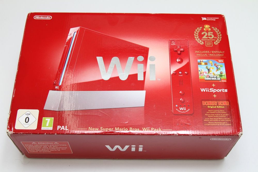 Nintendo Wii Mario 25th Anniversary Edition mit OVP (Gebraucht) in ...