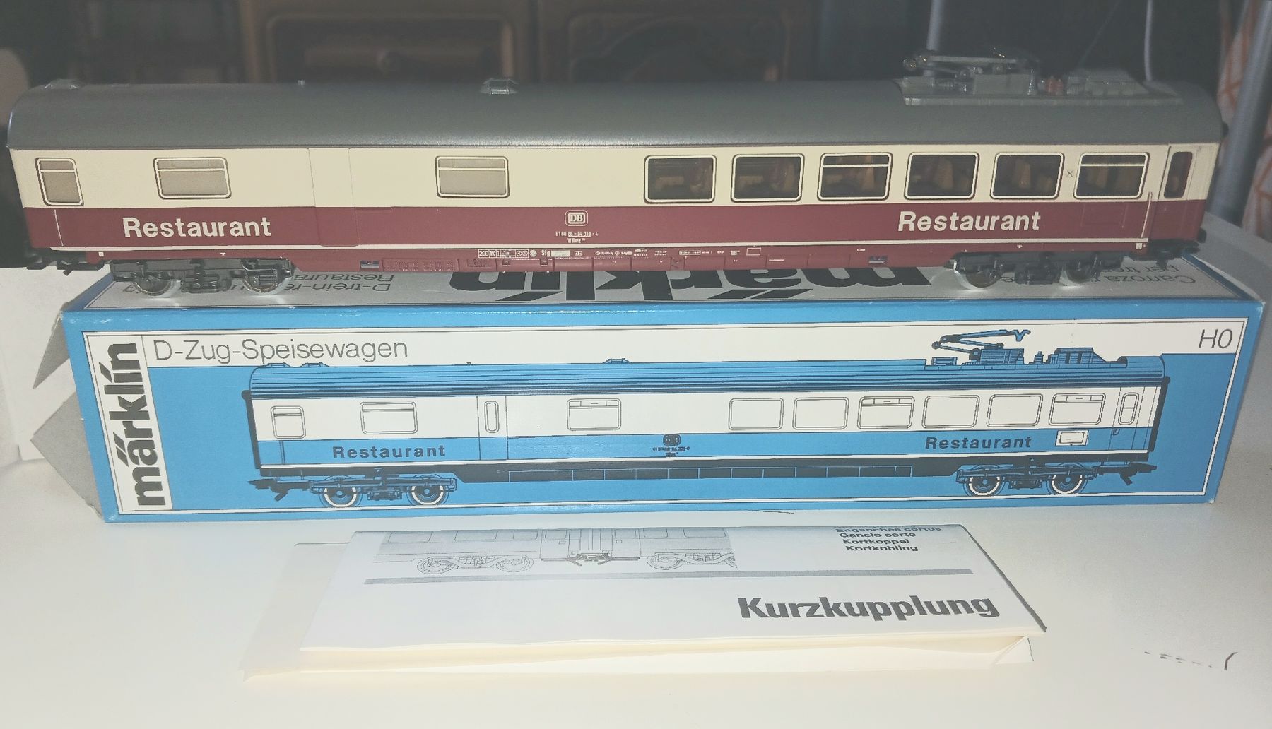 Märklin HO 4294 - 1 Voiture Restaurant DB "ÉTAT IMPECCABLE" (Neu ...