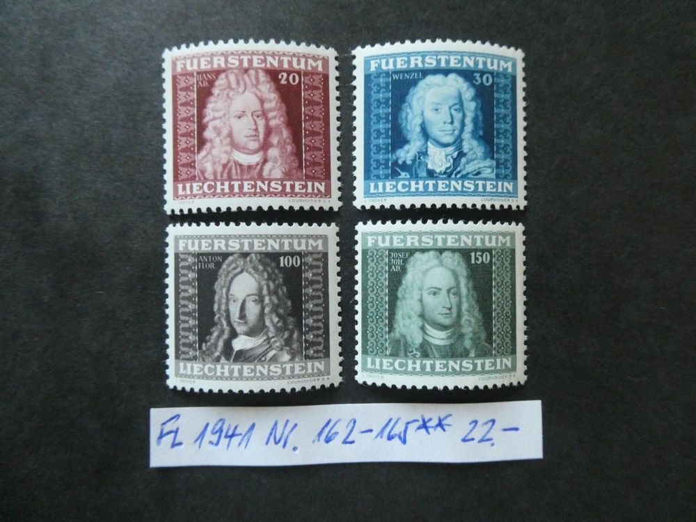 FL 1941 Nr. 162-165 postfrisch ** (Gebraucht) in Lausen für CHF 3.5 – mit Lieferung auf Ricardo ...