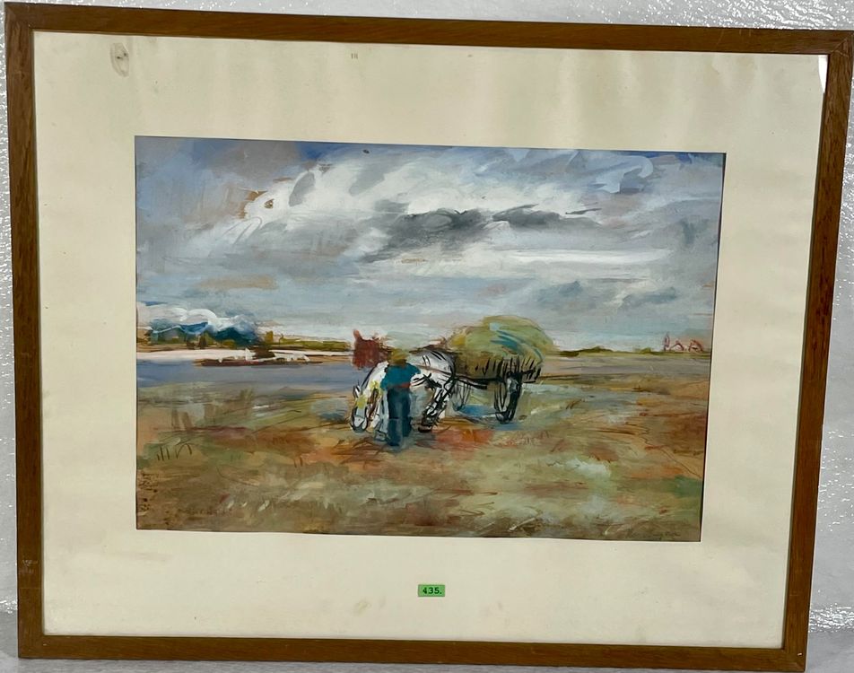 Hans Soppera (1900-1963) Feldarbeit Aquarell | Kaufen auf Ricardo