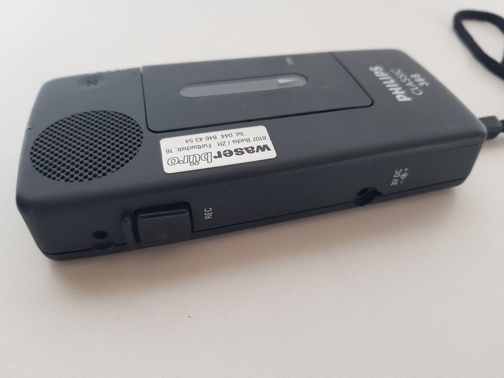 Philips Classic 388 Mini Kassetten Diktiergerät + Kassette (Neu (gemäss ...