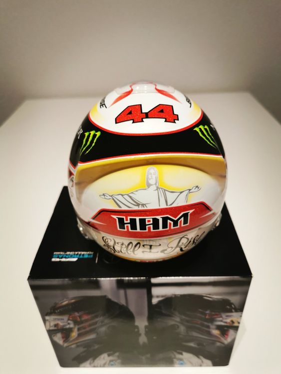 Formel 1 F1 HAMILTON Lewis 1:2 Helm AMG MERCEDES von Bell (Neu und ...