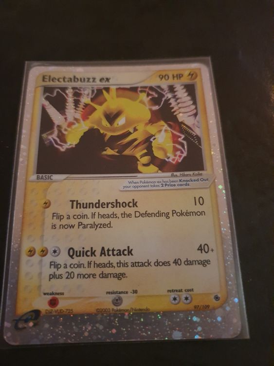 Pokémon Electabuzz (E) ex (Neu (gemäss Beschreibung)) in für CHF 13 – mit Lieferung auf Ricardo ...