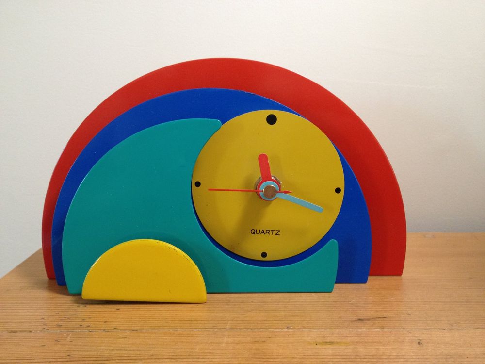 clock idea "memphis" design | Kaufen auf Ricardo