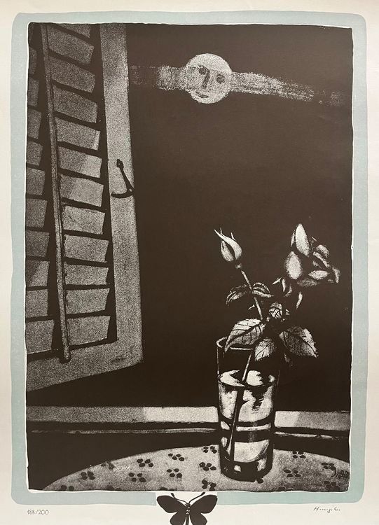 Max Hunziker (1901-1975)Lithographie handsigniert nummeriert (Gebraucht ...