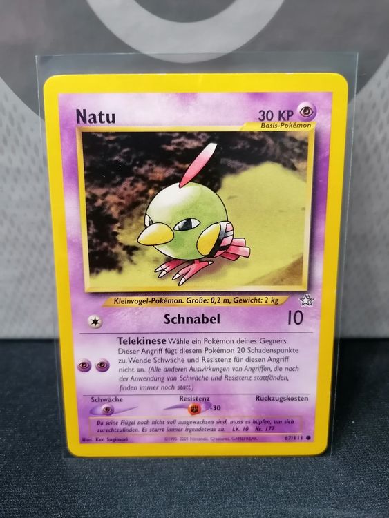NATU NEO GENESIS 2001 POKEMON KARTE (Gebraucht) in Uerzlikon für CHF 0.9 – mit Lieferung auf ...
