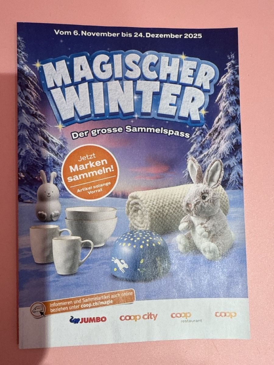 Coop Magischer Winter Sammelpass 2025, volle Karte (Neu (gemäss ...
