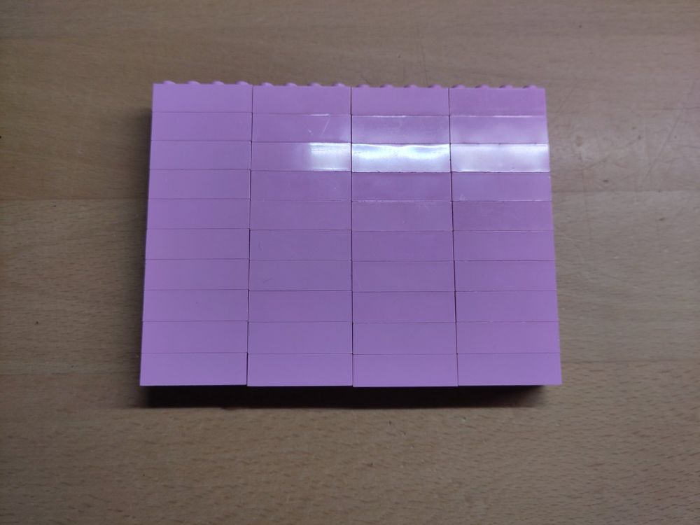 40x "Lego 2x4 Steine" in Pink (Gebraucht) in Effretikon für CHF 3.5 ...