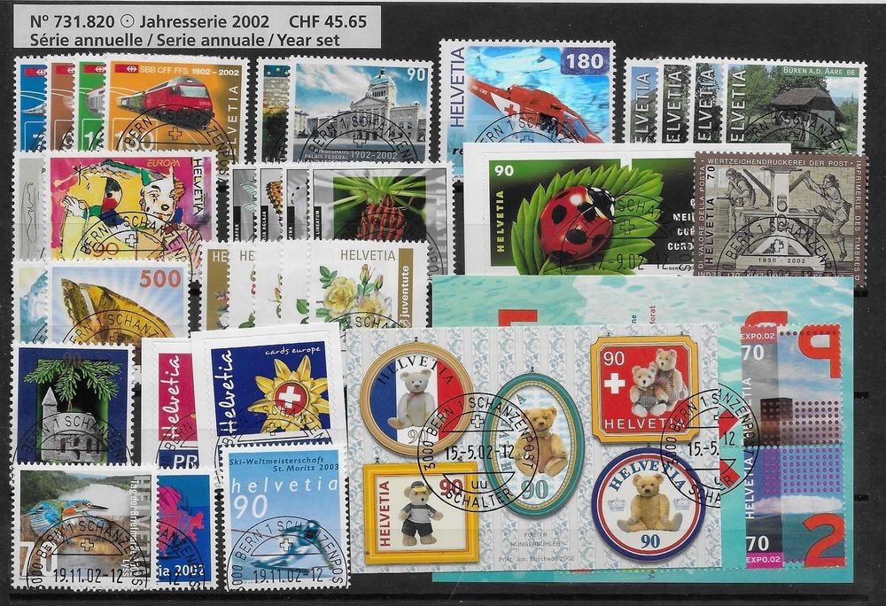 M2002 - Série complète CH 2002 1er jour | Kaufen auf Ricardo