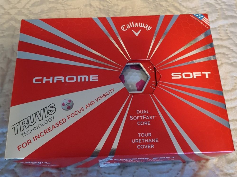 3 Golf Bälle Callaway weiss/pink | Kaufen auf Ricardo