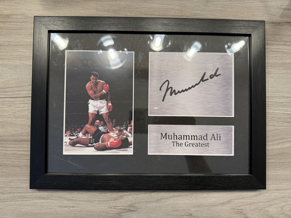 Muhammad Ali - The Greatest - Gerahmtes Bild mit Signatur (Gebraucht ...