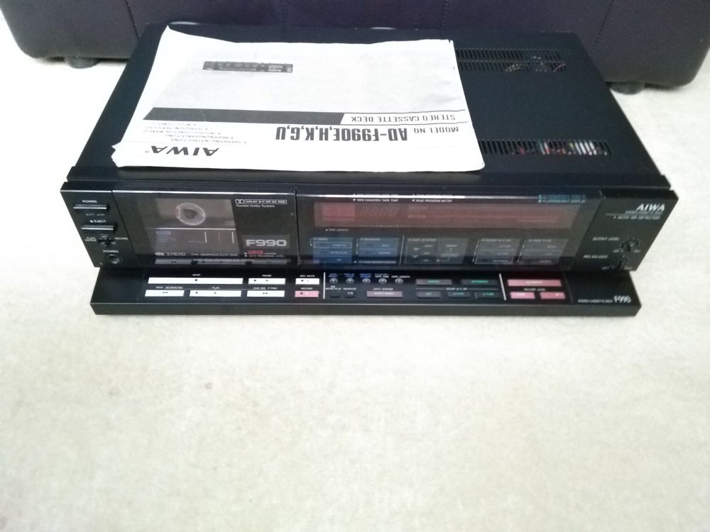 AIWA AD-F990 STEREO CASETTE DECK inkl. BDA Vintage | Kaufen auf Ricardo