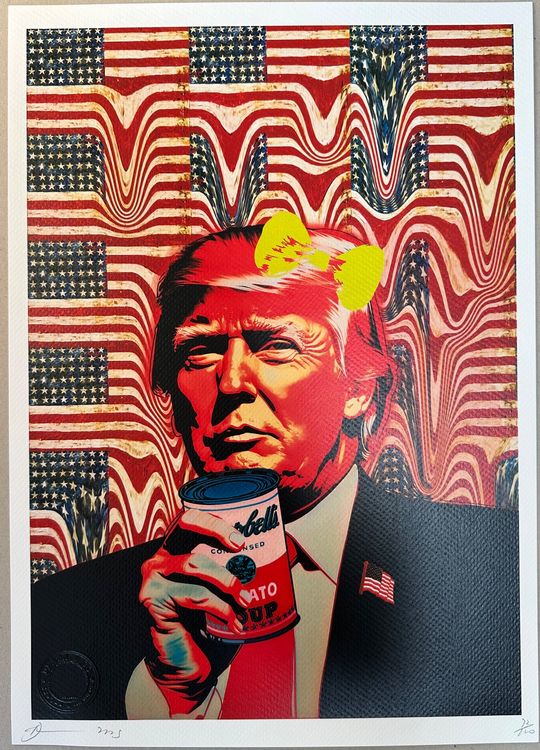 Death: Warhol Trump, POP Street Art, signiert 72/100 (Neu (gemäss ...