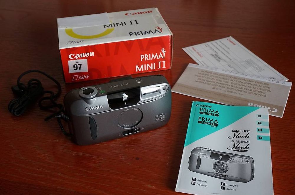 Canon Prima Mini II 32mm f3.5 "Point & Shoot" OVP (Gebraucht) in ...