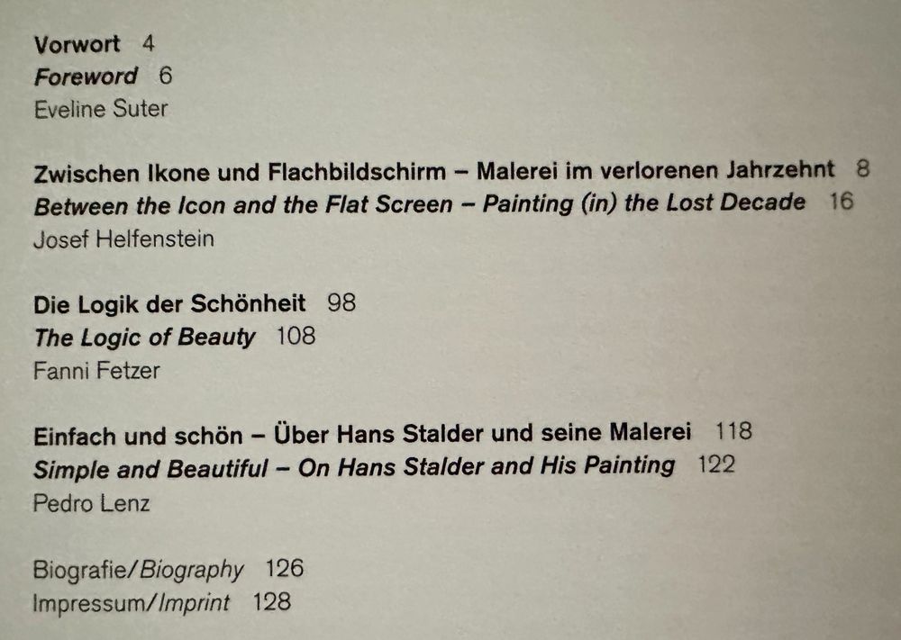 Hans Stalder: Einfache und schöne Bilder. (Gebraucht) in Zürich für CHF ...