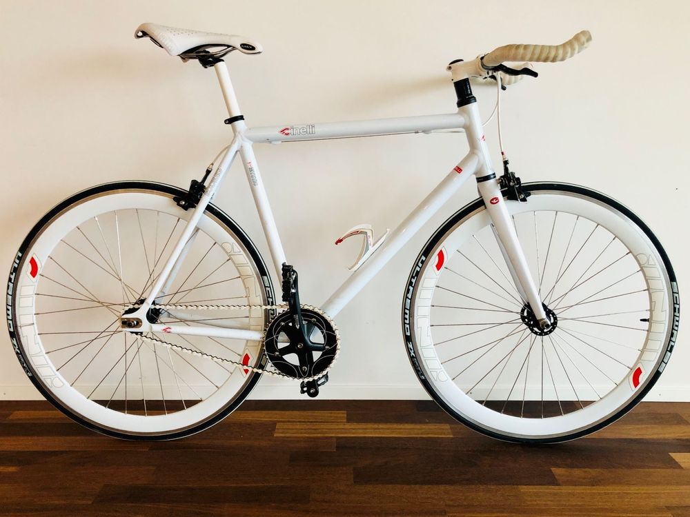 Cinelli Bootleg Mystic Rats White Single Speed Bike 56cc | Kaufen auf ...