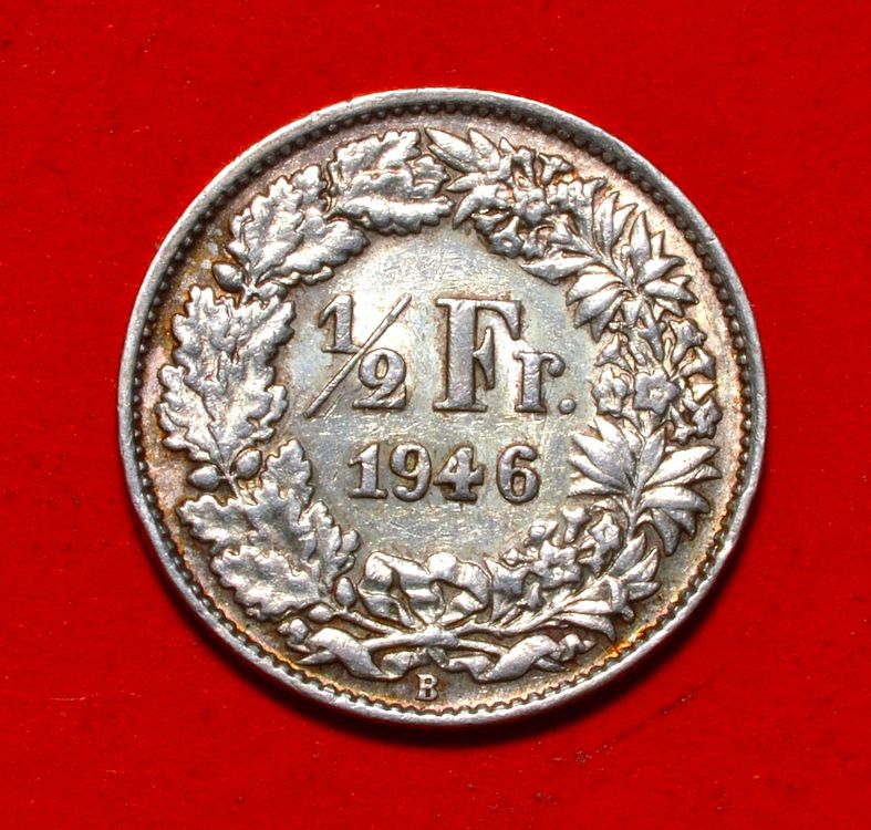 1/2 Franken 1946 gleichstehend (Gebraucht) in Oberglatt ZH für CHF 59.5 – mit Lieferung auf ...