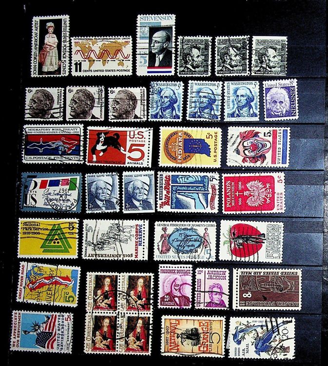 USA TIMBRES OBLITÉRÉS 1965-1967/Z546 | Kaufen auf Ricardo