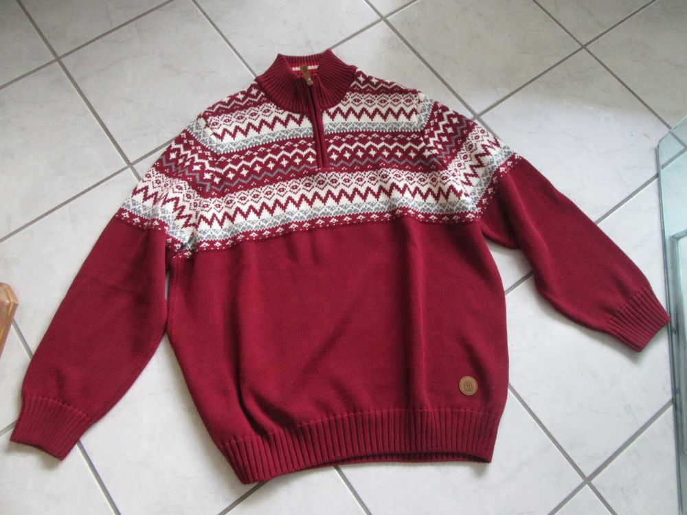 Herrenpullover Gr 54, mit Muster, Hinterstoisser (Neu (gemäss ...