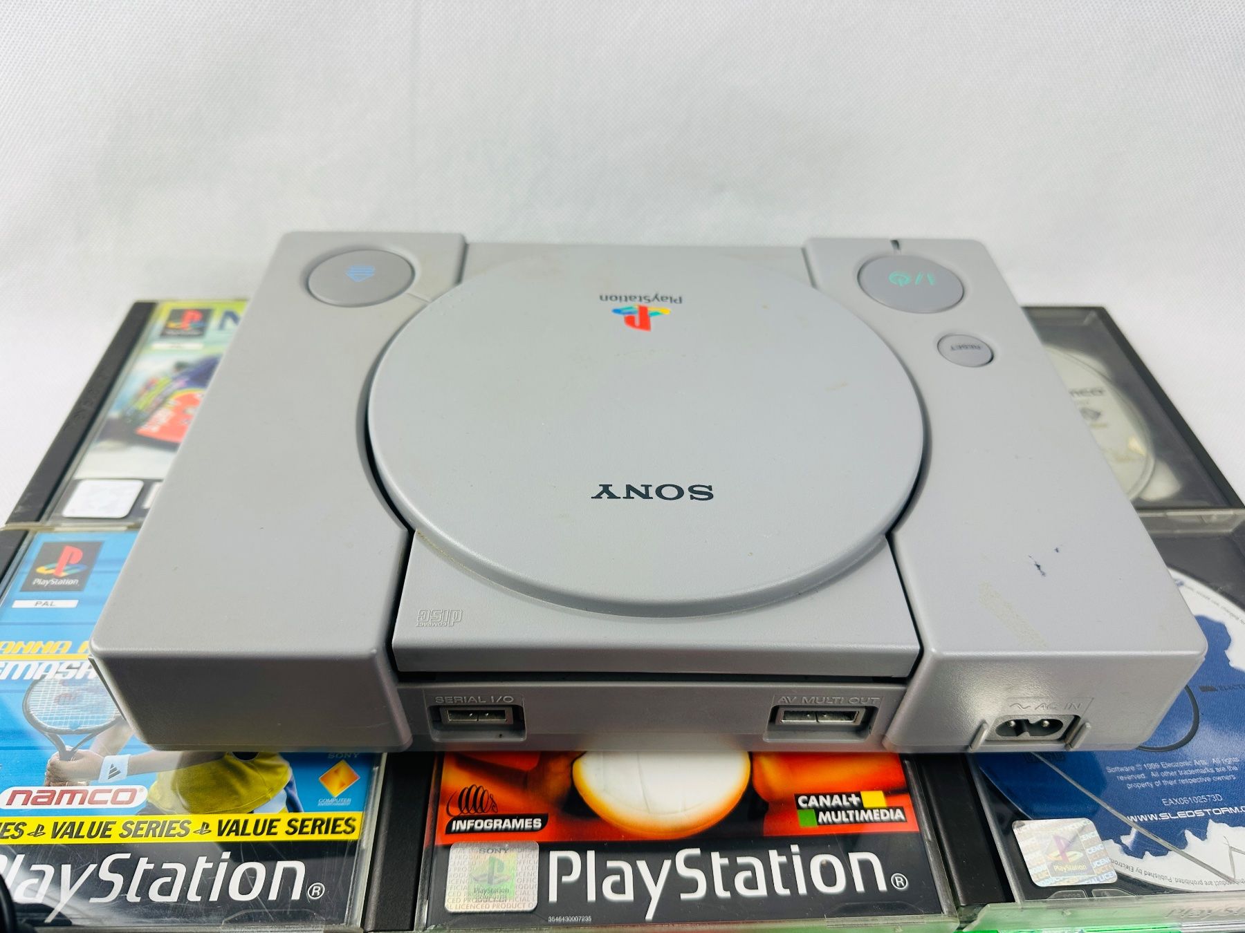 Playstation 1 PS1 Konsole Kontroller Kabel und 12 Spiele (Gebraucht) in ...