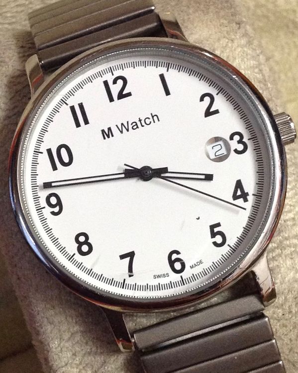 M-Watch von MONDAINE swiss-made Herrenuhr ( Quartz / 40 mm ) (Gebraucht ...