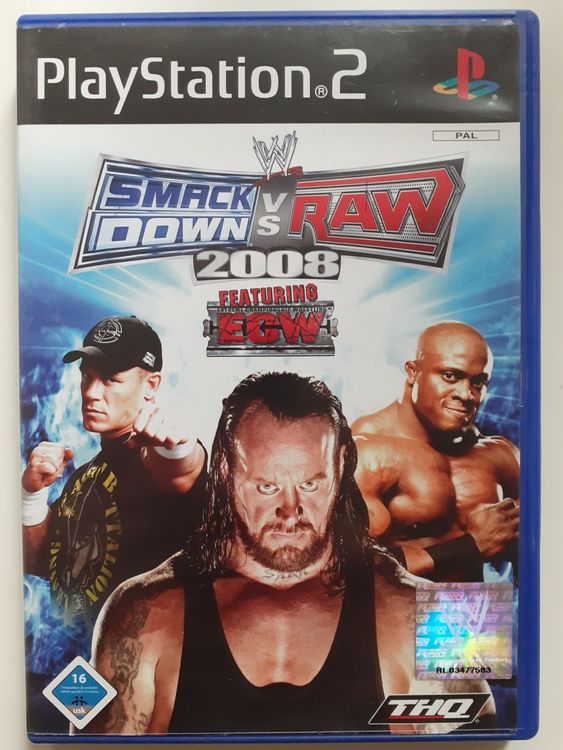 WWE SmackDown! vs. Raw 2008 Ps2 wow super game | Kaufen auf Ricardo