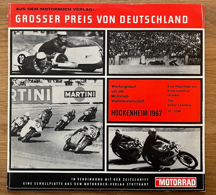 10'', Grosser Preis von Deutschland, Wertungslauf zu WM 1967 (Gebraucht ...