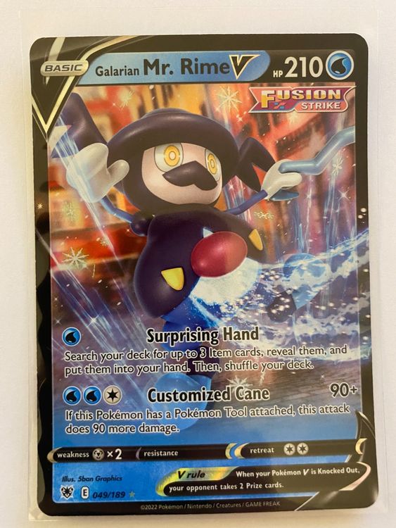 Pokemon Galarian Mr. Rime V 049/189 Astral Radiance EN | Kaufen auf Ricardo