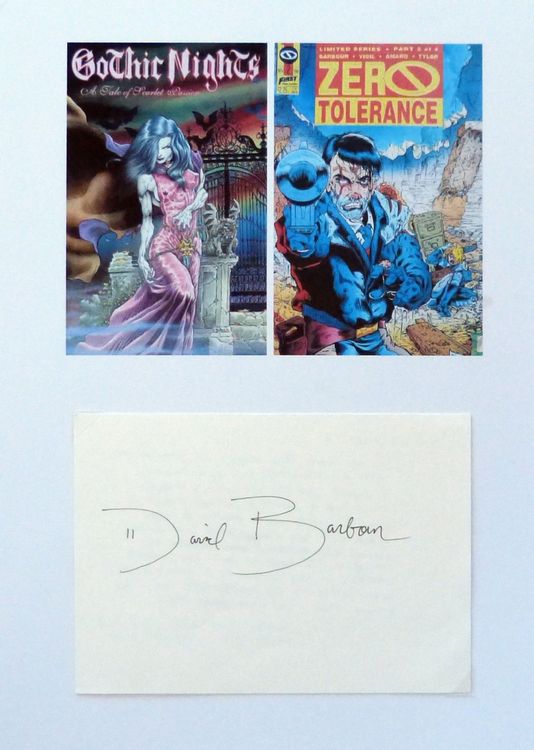 David Barbour (1961) Comic-Autor - sign. Karte (Gebraucht) in Dietikon ...