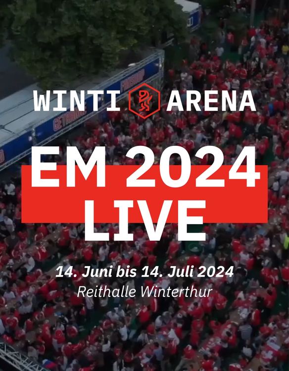Winti Arena Achtelfinale 29.06. Schweiz Italien EM Euro 2024 (Neu und ...
