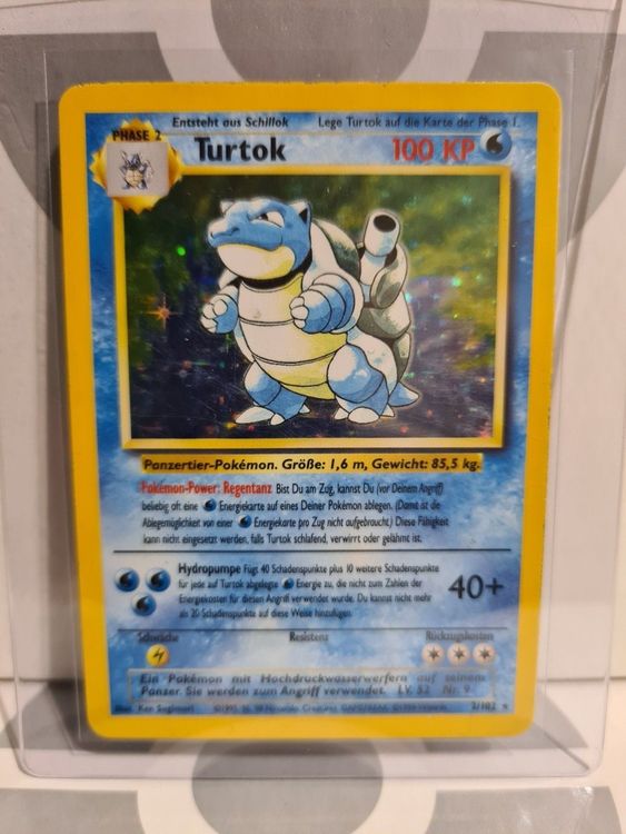 TURTOK HOLO RARE BASE SET POKEMON KARTE 1999 (Gebraucht) in Uerzlikon ...