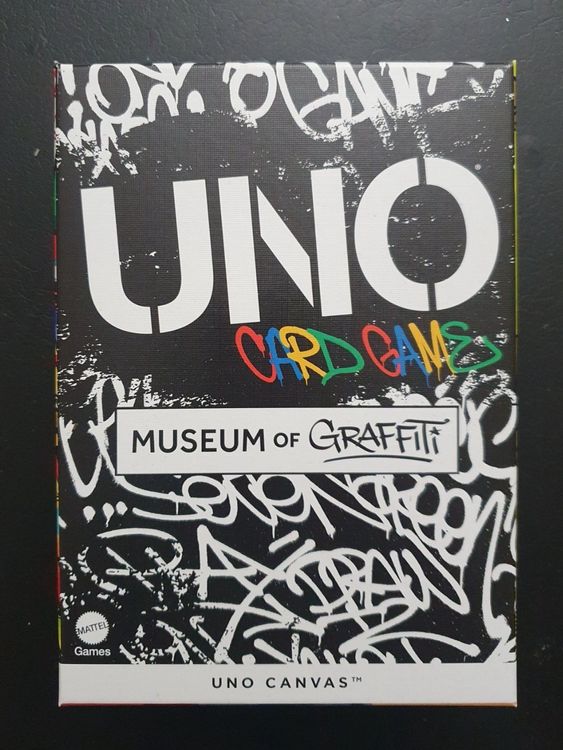 Uno Kartenspiel Mattel Museum of Graffiti (Neu (gemäss Beschreibung ...