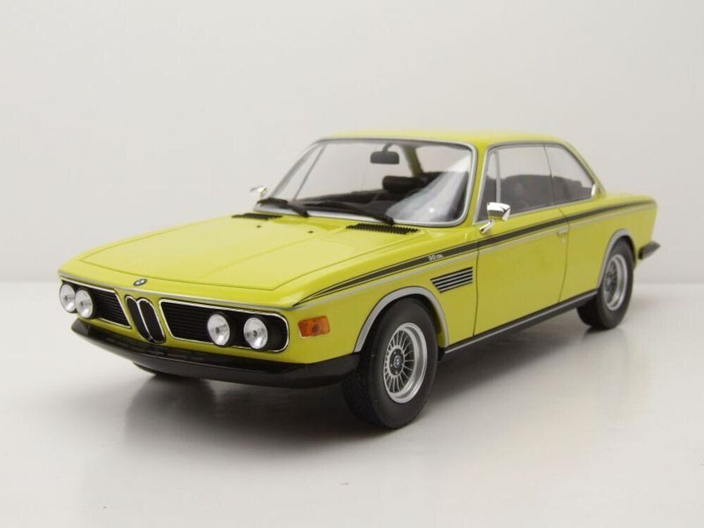 BMW 3.0 Csl E9 1971 Yellow MINICHAMPS 1/18 NEU (Neu und ...