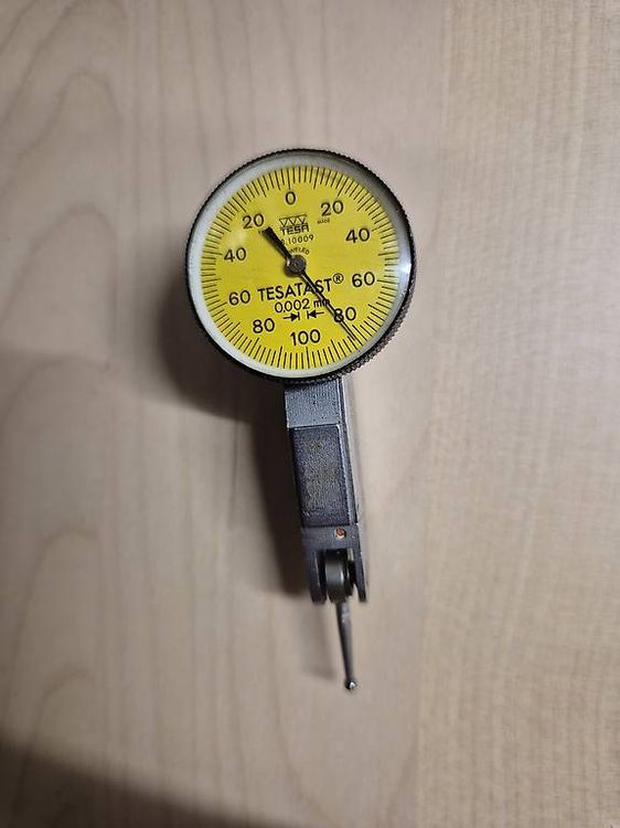 Tesatast Fühlhebelmessgerät Feinzeiger Messuhr 0.002mm (Gebraucht) in ...