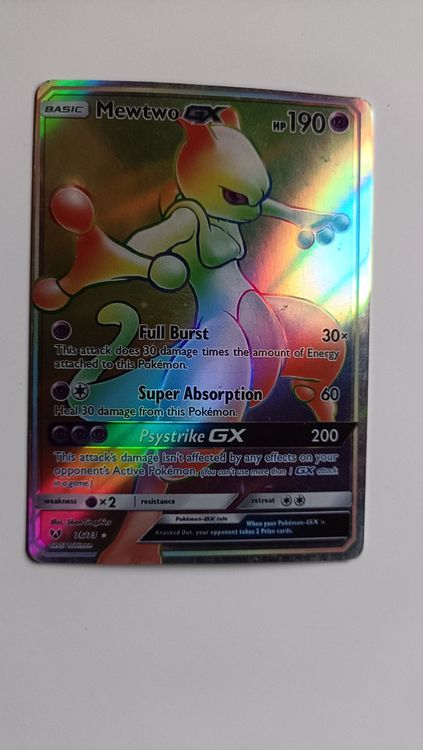 Pokemon Mewtwo GX Rainbow | Kaufen auf Ricardo