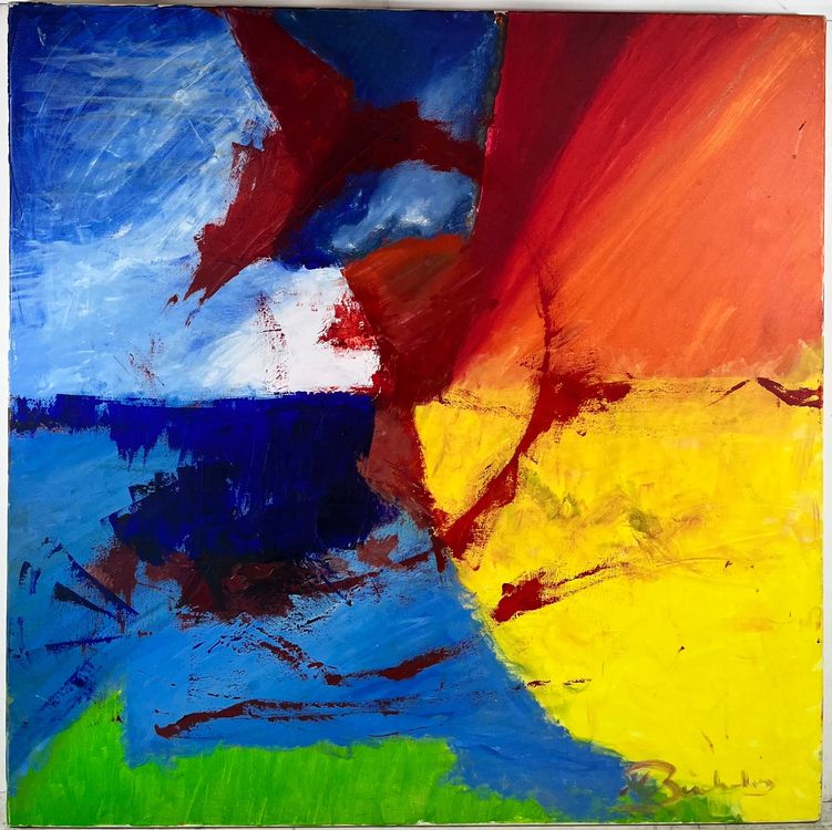 Grosse, Moderne Gemälde, Unleserlich Signiert (Gebraucht) in Root für CHF 19 – mit Lieferung auf ...