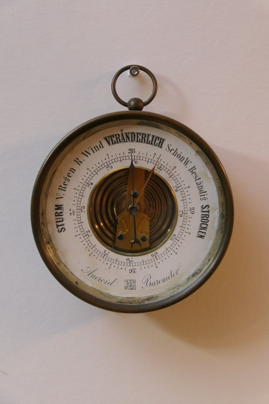 Antiker Aneroid Barometer, ca. 1850–1890, max. frühes 20. Jh (Gebraucht ...