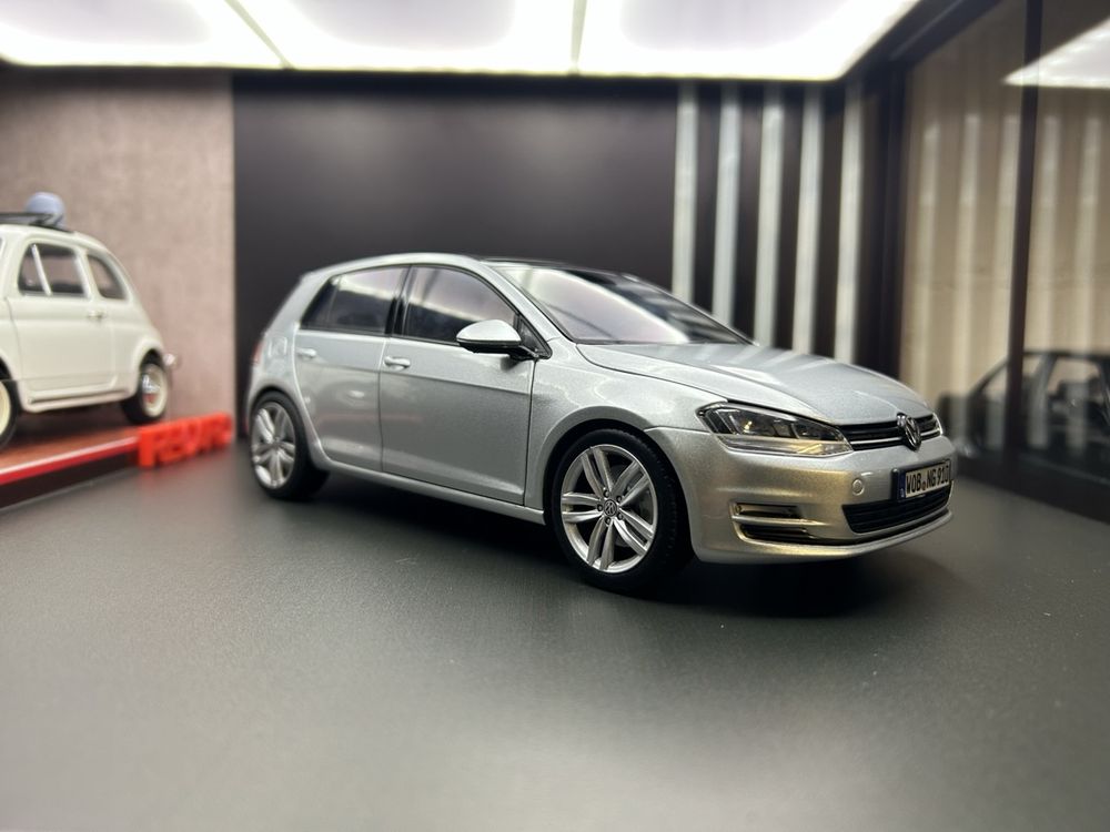 VW Golf 7 Modellauto 1:18 silber detailliert | Kaufen auf Ricardo